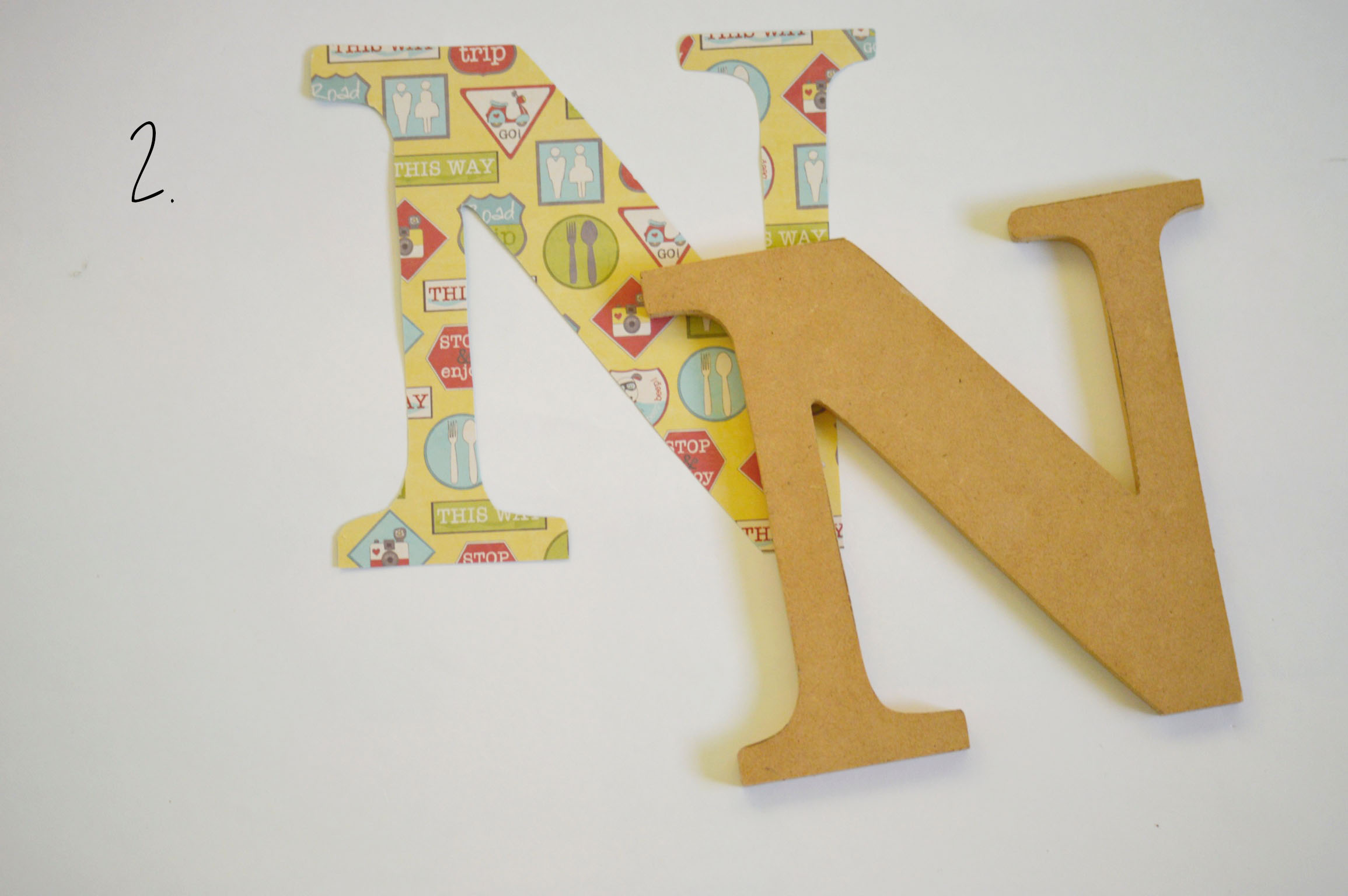 DIY: Decorando Letras con papel | The Breastfeeding Chronicles